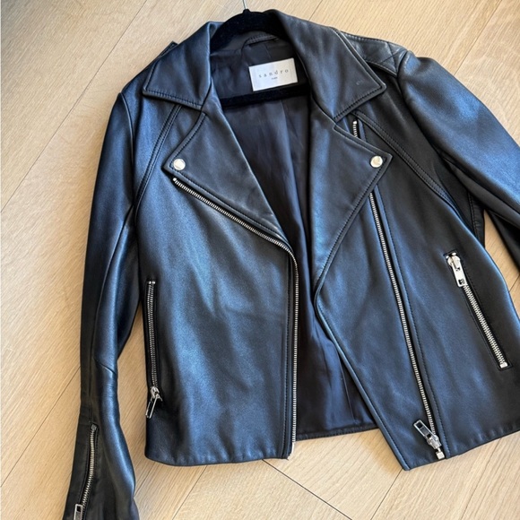 Sandro | Jackets & Coats | New Sandro Leather Jacket | Poshmark